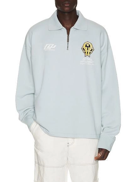 Off-White Offline Team Fleece Polo - Celestial Blue
