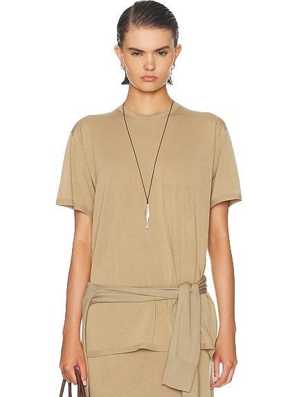 TOTEME Tee Knit Top - Desert