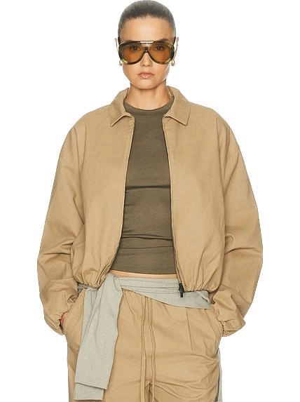 Fear Of God Full Zip Work Jacket - Dune