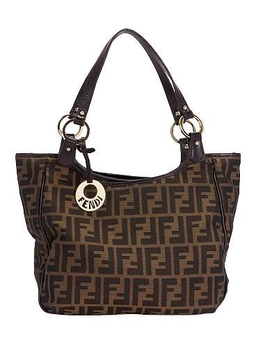Fendi Zucca Chef Tote Bag - Brown