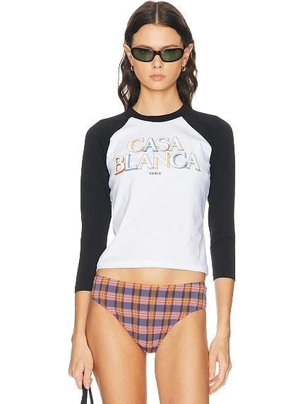 Casablanca Baseball Tee - 3d Stacked Logo