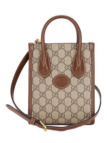 Gucci Retro Interlocking G Mini Tote Bag - Neutral
