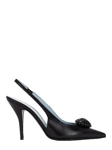Valentino Garavani Coeur Royal Sling Back Pump - Nero