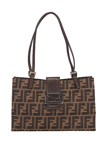 Fendi Zucca Tote Bag - Brown