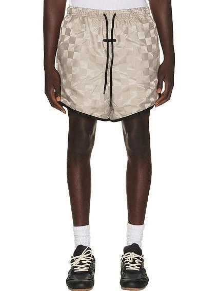 Fear Of God Checkered Gym Short - Seal