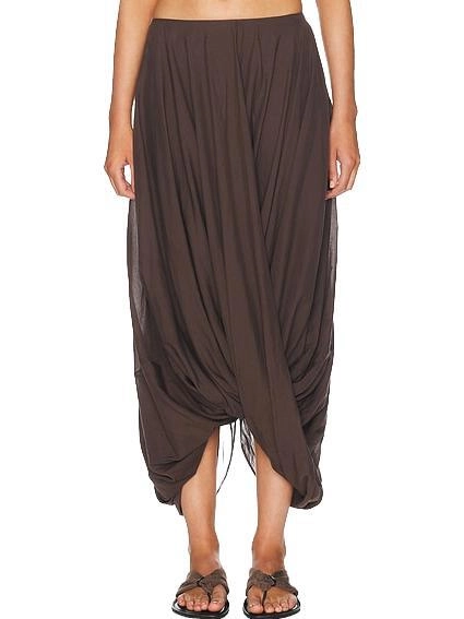 TOTEME Cocoon Skirt - Walnut
