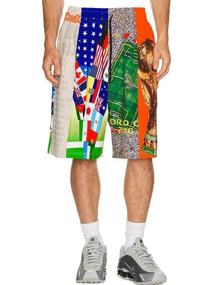 PLEASURES World Cup Wide Shorts - Multi