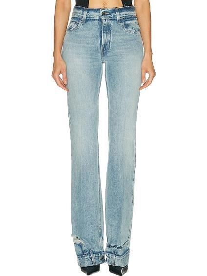 HAIKURE Flora Cut Flare Leg - Pollock
