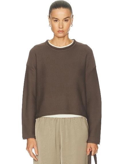 LESET Mae Crewneck Sweater - Mink