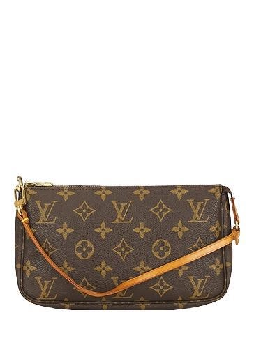 LOUIS VUITTON Monogram Pochette Accessoires Shoulder Bag - Brown