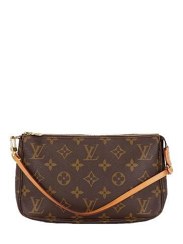 LOUIS VUITTON Monogram Pochette Accessoires Shoulder Bag - Brown