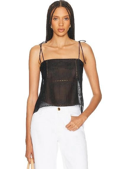 HELSA Handkerchief Camisole - Black