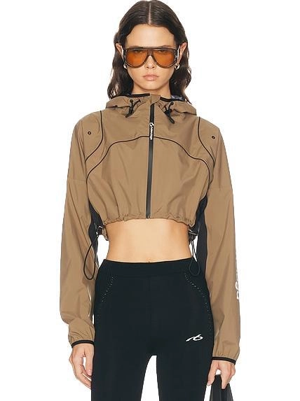 Balenciaga Athletic Cropped Jacket - Camel