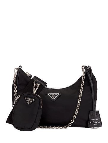 Prada Re-edition 2005 Re-nylon Shoulder Bag - Black