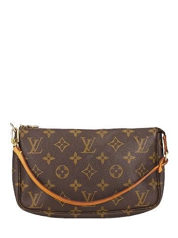 LOUIS VUITTON Monogram Pochette Accessoires Shoulder Bag - Brown