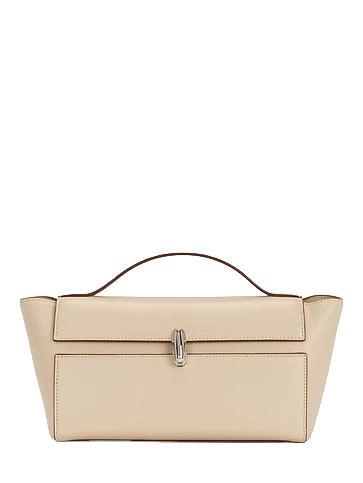 Savette Trapeze Pochette Bag - Bone