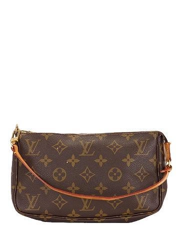 LOUIS VUITTON Monogram Pochette Accessoires Shoulder Bag - Brown