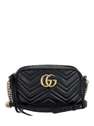 Gucci Gg Marmont Shoulder Bag - Black