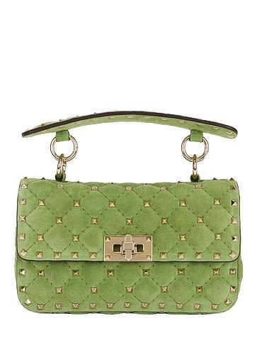 Valentino Garavani Rockstud Spike Small Shoulder Bag - Cleared Mint