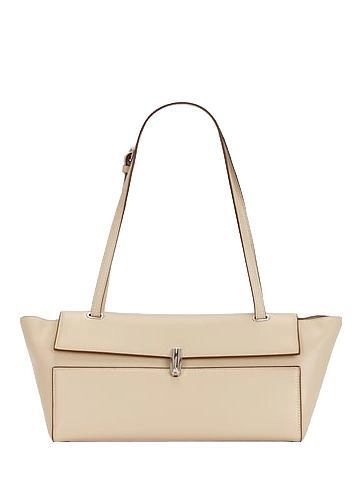 Savette Trapeze Shoulder Bag - Bone