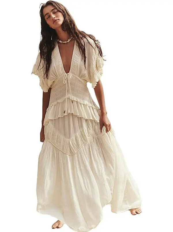 Free People Camilla Maxi Dress At - Moonglow