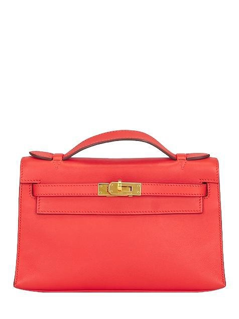 FWRD RENEW Hermes Swift Kelly Pochette - Red