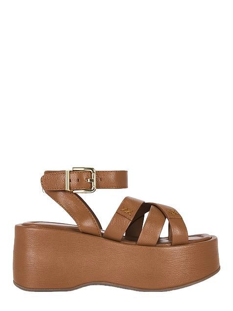 Free People Hazel Flatform Sandal In . Also - Brown