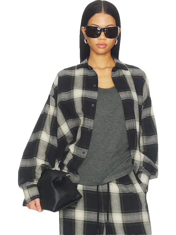 Fear Of God Checked Shirt - Grey