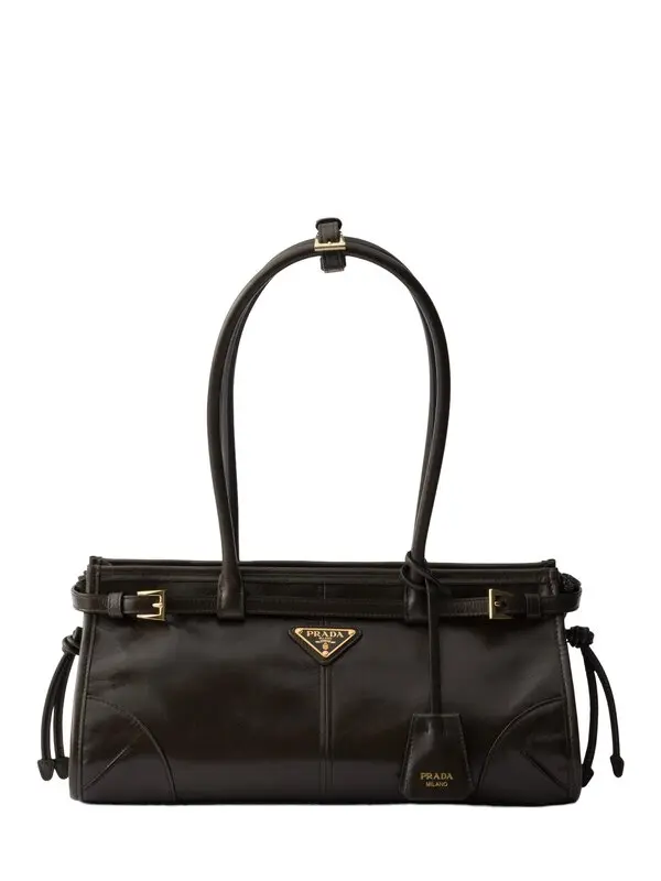 Prada Bonnie Medium Leather Bag - Forest