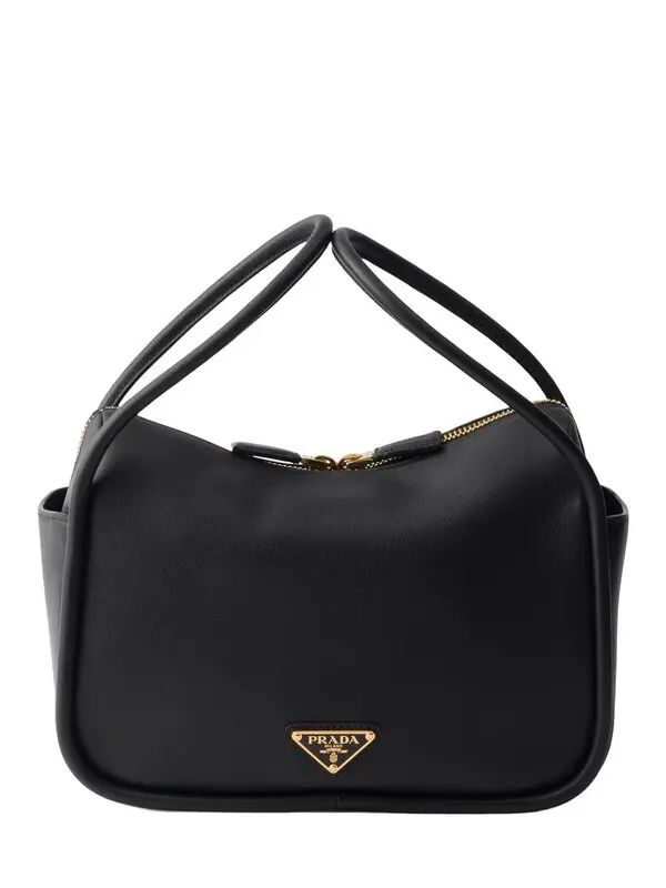 Prada Darling Leather Handbag - Black