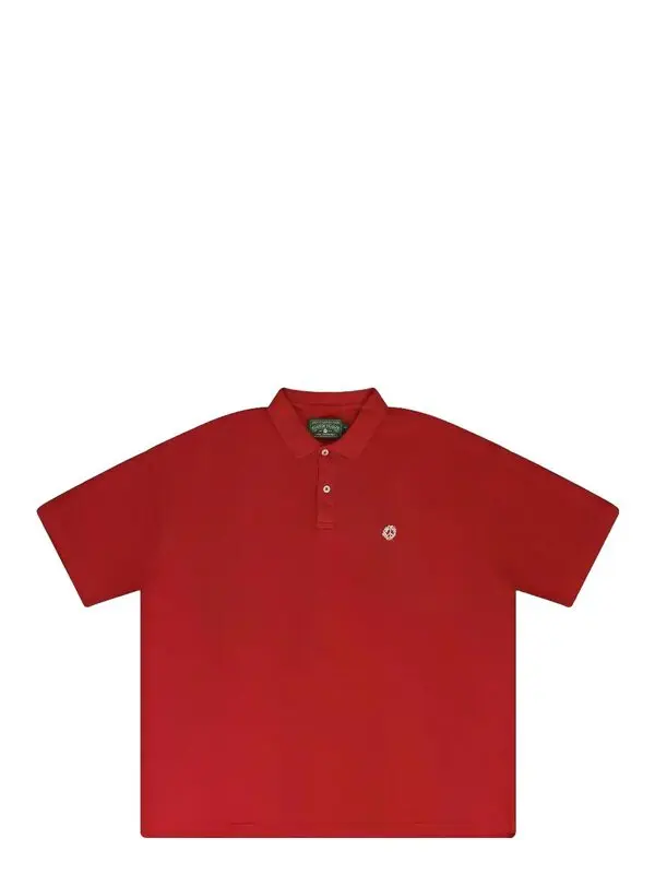 DENIM TEARS Peace Wreath Polo Shirt - Red