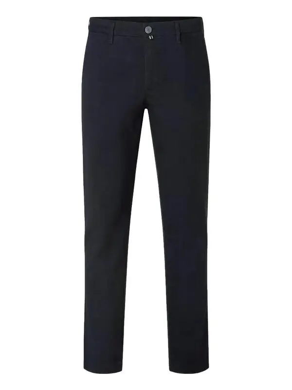 Jacob Cohen Logo-embroidered Slim-fit Trousers - Blue