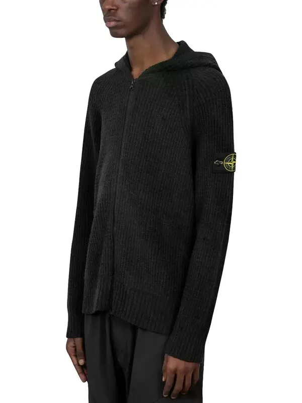 Stone Island 5100005 Full Rib Cotton Boucl - Black