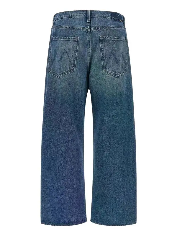 MOTHER Dodger Flood Wide-leg Cotton Jeans - Blue