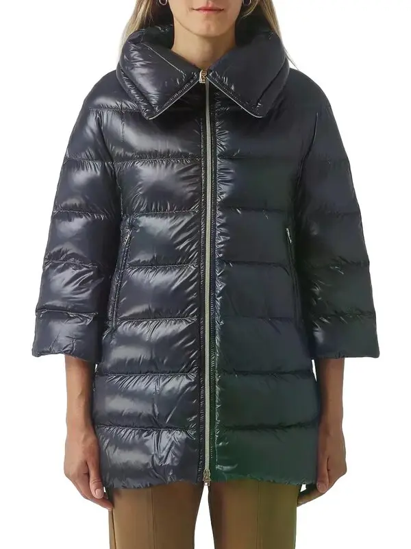 Herno Quilted High-neck Jacket - Blue