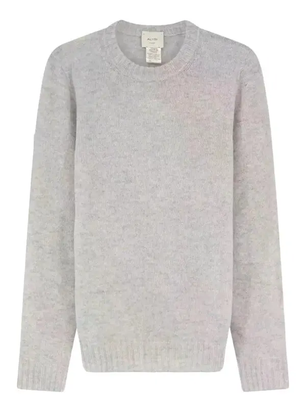 ALYSI Ribbed-trim Sweater - Grey