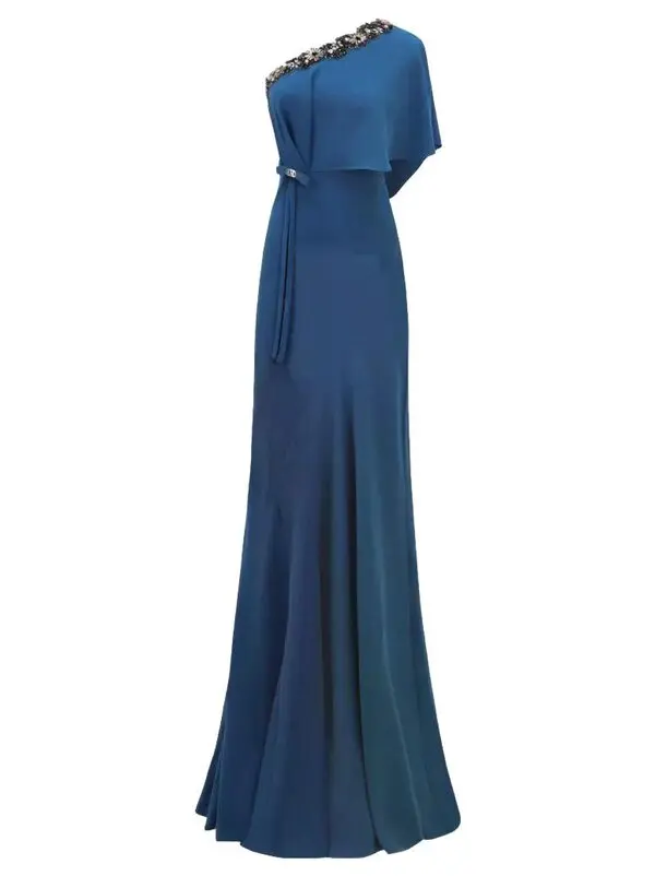 GEMY MAALOUF Embellished Maxi Dress - Blue