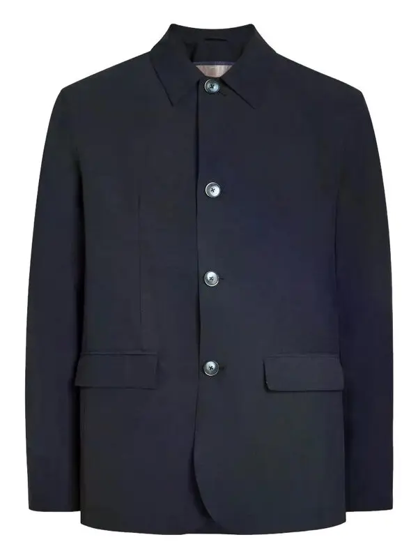 Herno Single-breasted Blazer - Blue