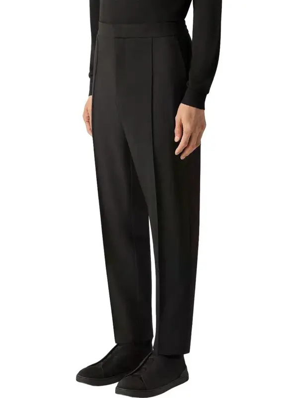 Zegna Wool Pants - Black