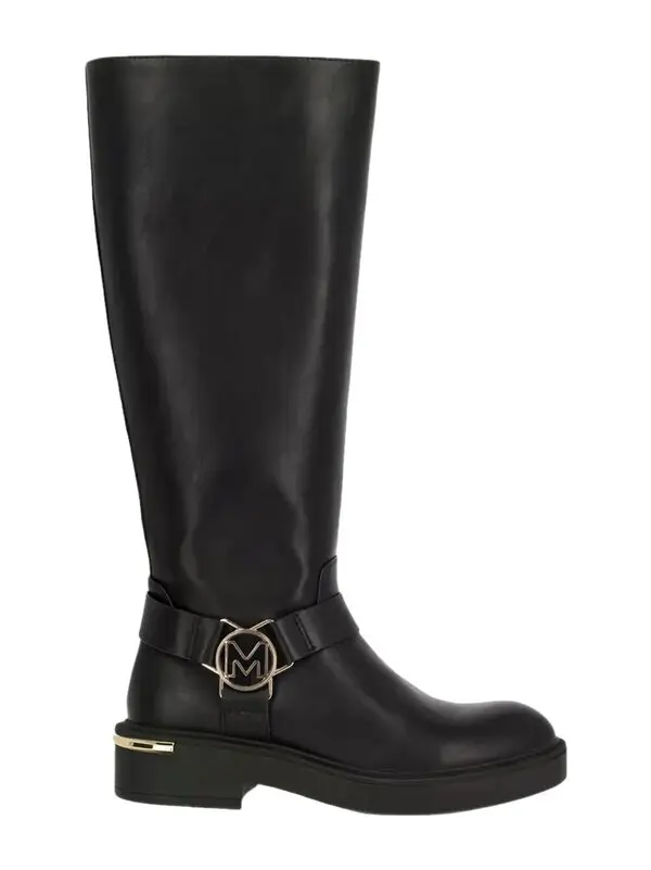 MEXX Logo-plaque Harness-strap Boots - Black