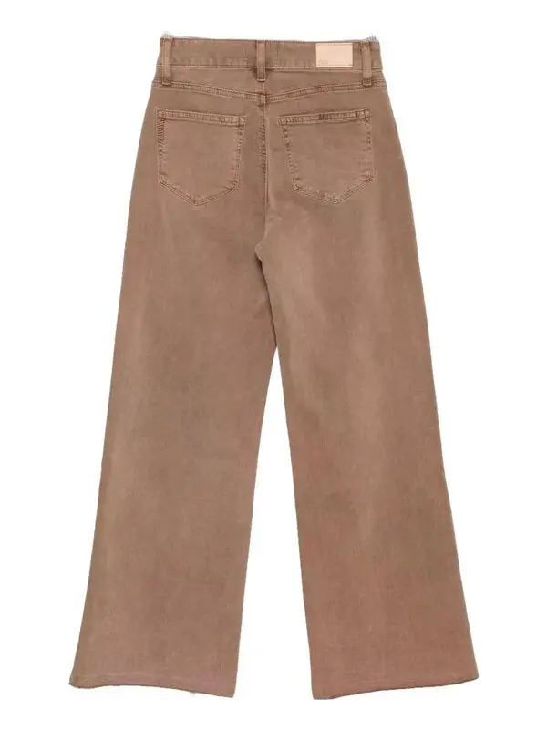 Paige Anessa Raw-hem Jeans - Brown
