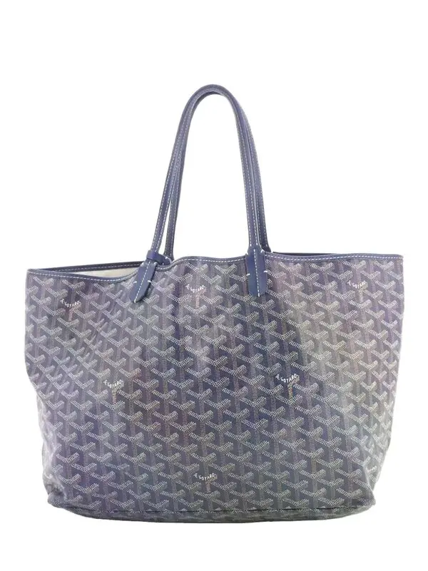 Goyard Saint Louis Coated Canvas Pm Tote Bag - Blue
