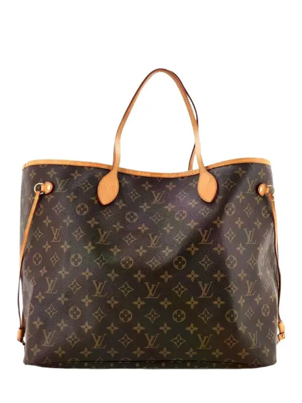 LOUIS VUITTON Neverfull Monogram Canvas Gm Tote Bag - Brown