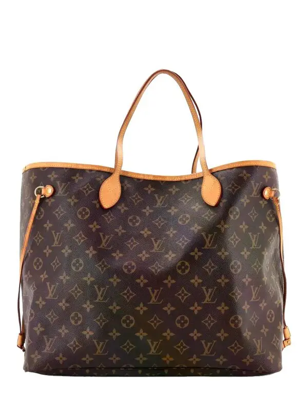 LOUIS VUITTON Neverfull Monogram Canvas Gm Tote Bag - Brown