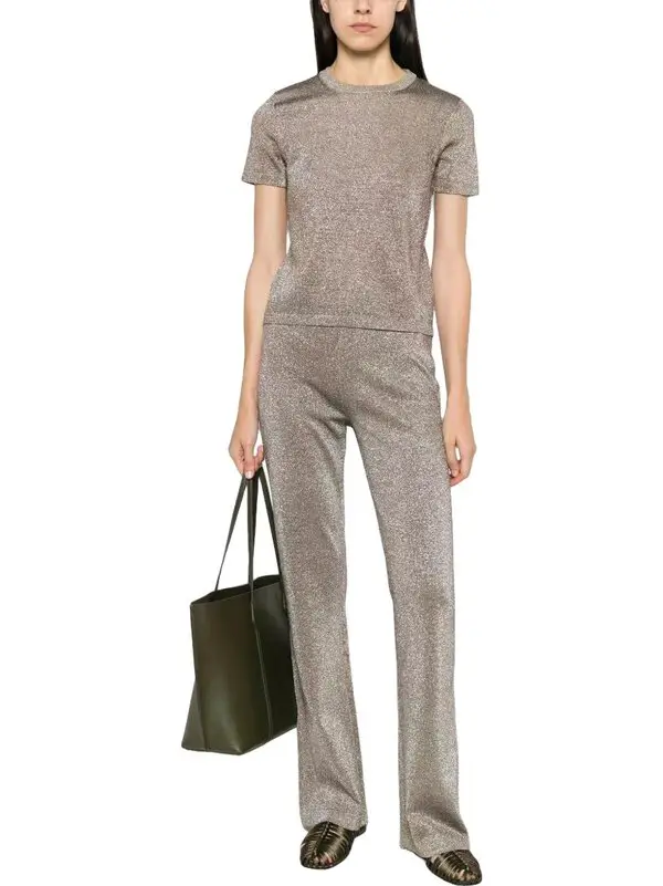 Missoni Metallic-effect Trousers - Neutrals