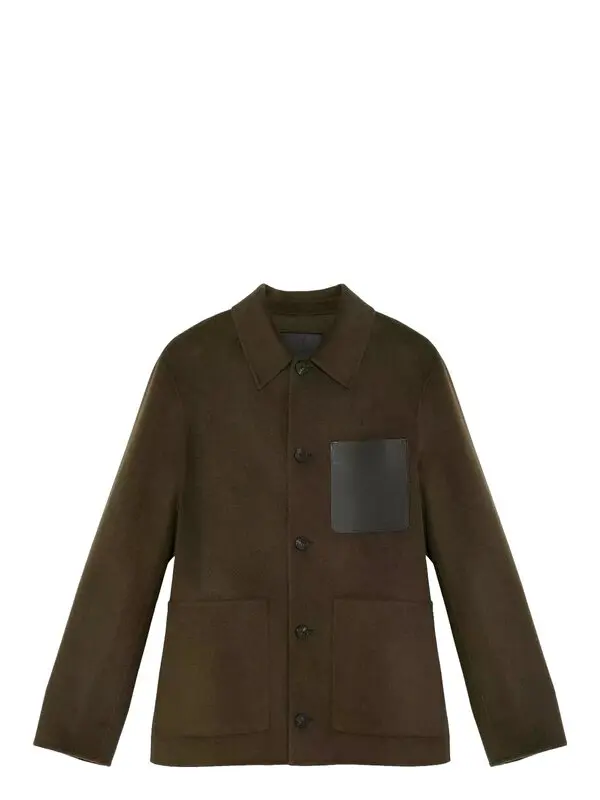 YVES SALOMON Chest-pocket Shirt Jacket - Green