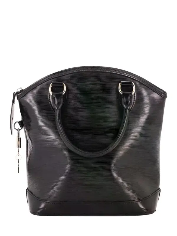 LOUIS VUITTON Lockit Handbag Epi Leather Pm Satchel - Black