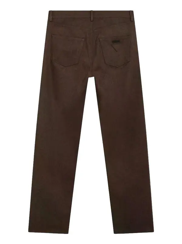 Prada Straight-leg Five-pocket Trousers - Brown
