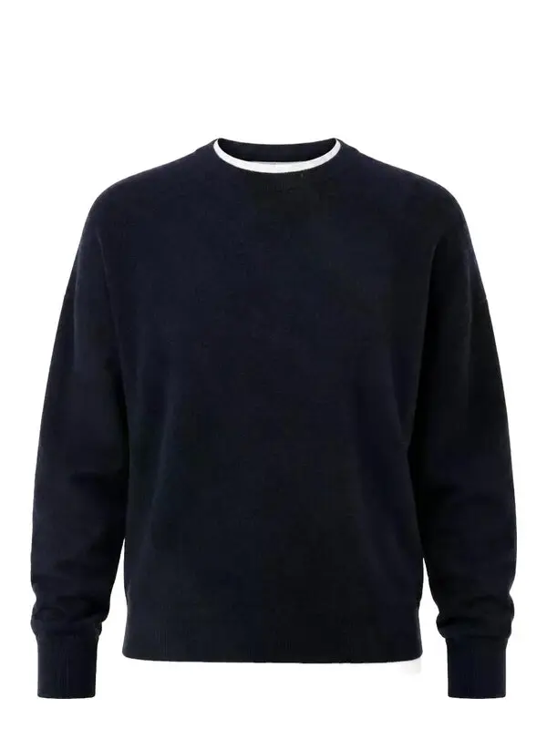 Officine Générale Misa Crew-neck Sweater - Blue