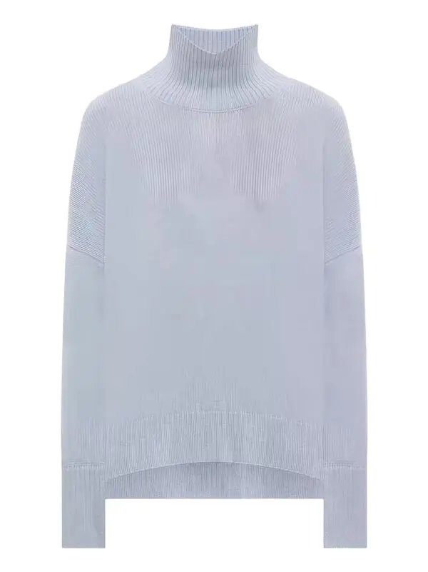 LISA YANG Cashmere Roll Neck Sweater - Blue